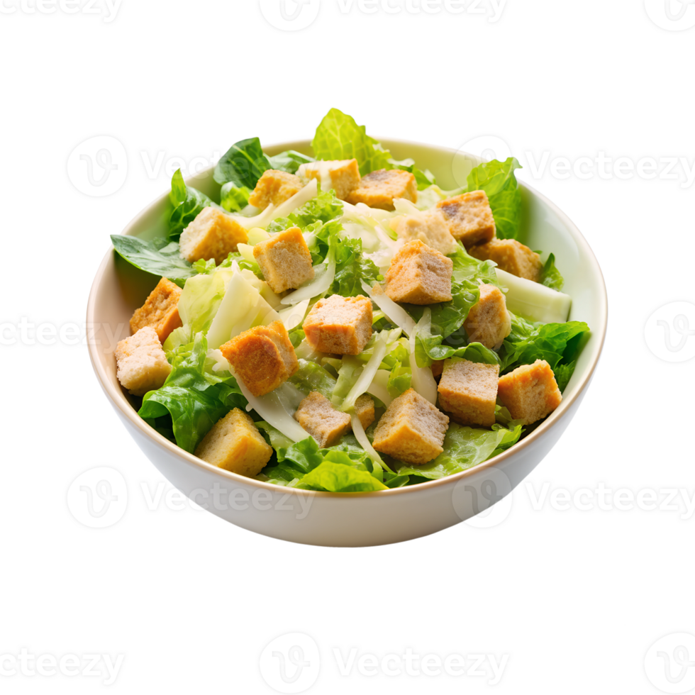 Caesar Salad With Croutons And Cheese 49423656 Png