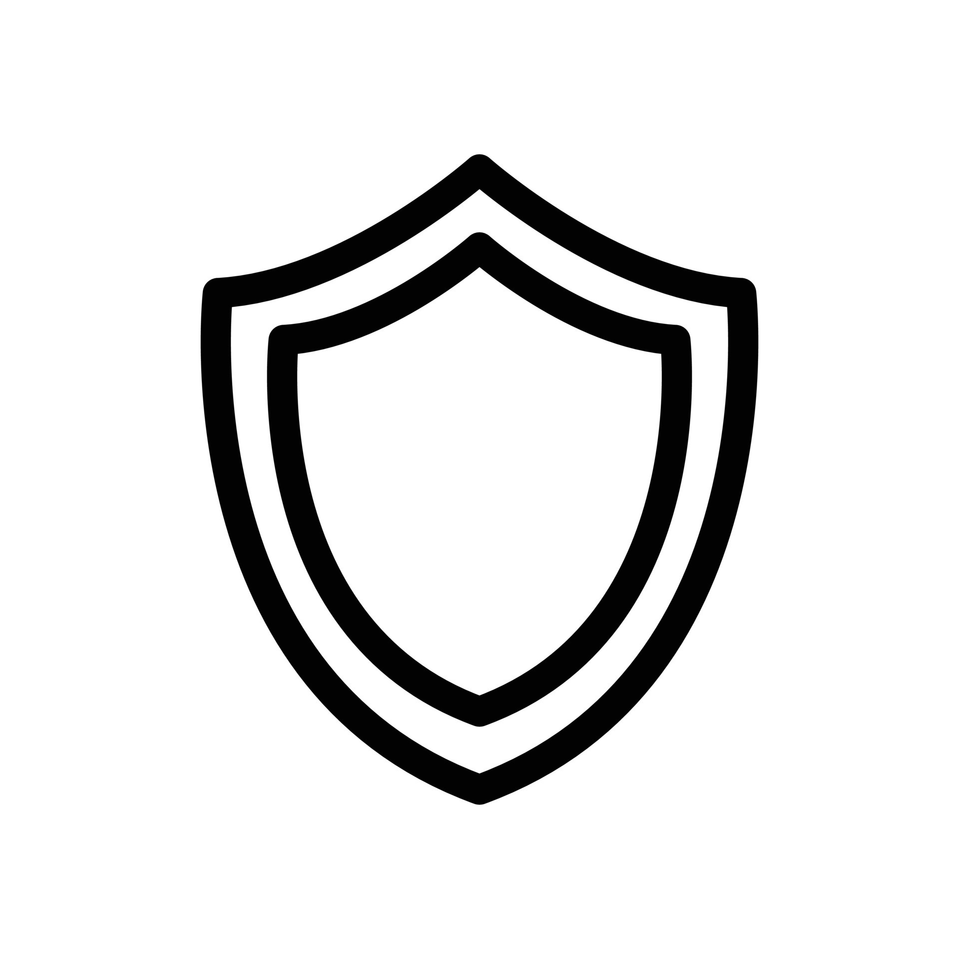 Shield Icon Set Protect Or Defense Symbol Firewall Security Guarantee