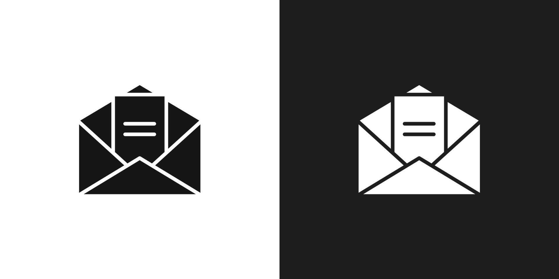 Envelope open icon logo set 49440730 Vector Art at Vecteezy