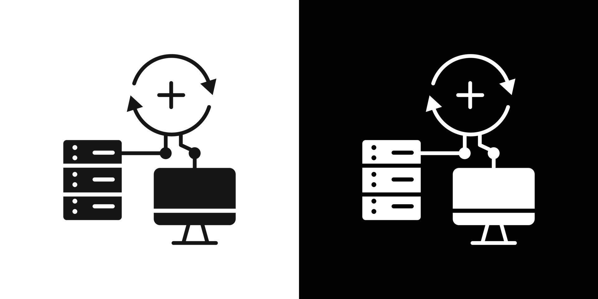 Data Sync icon logo set 49441324 Vector Art at Vecteezy