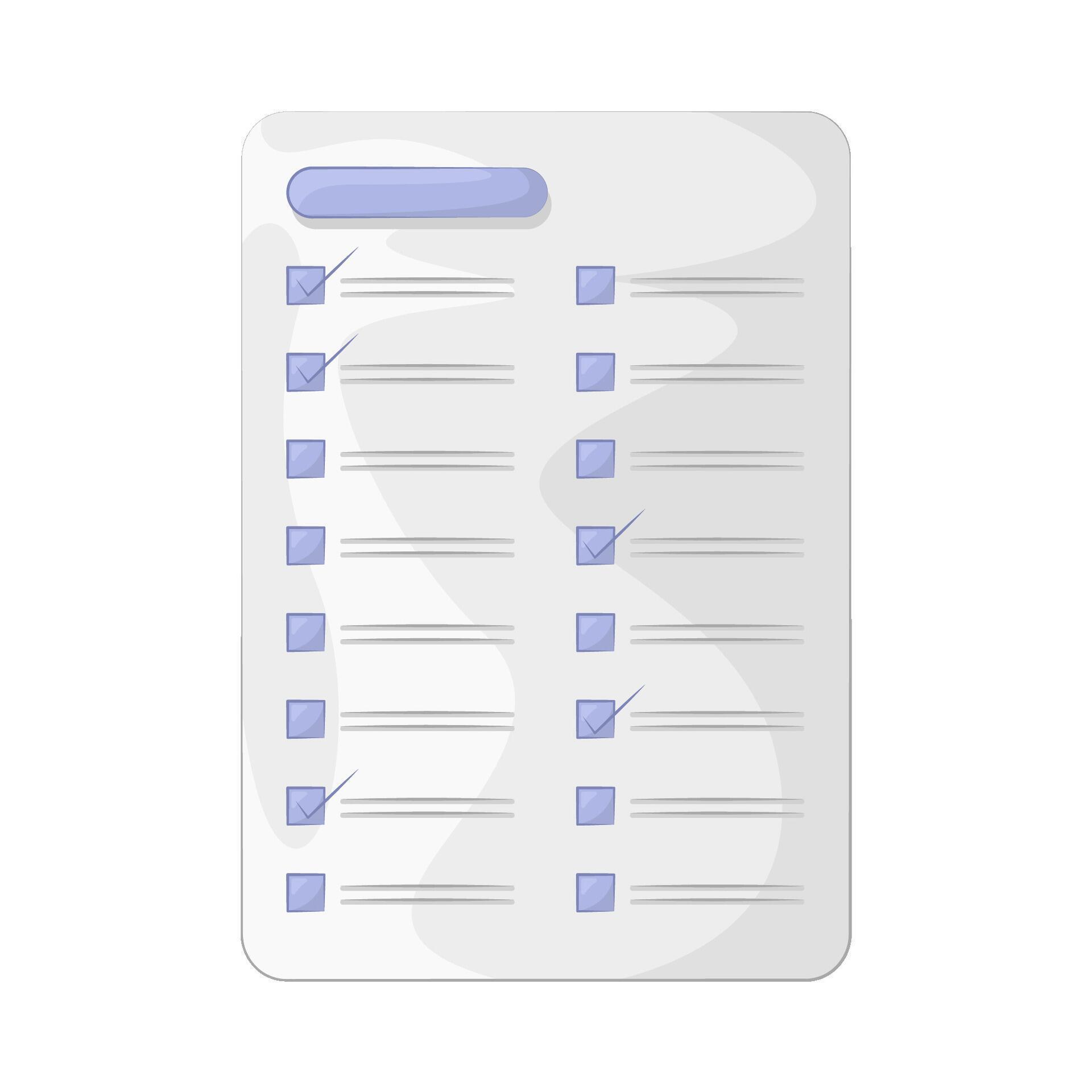 Checking Off Completed Task List 49477031 Vector Art at Vecteezy