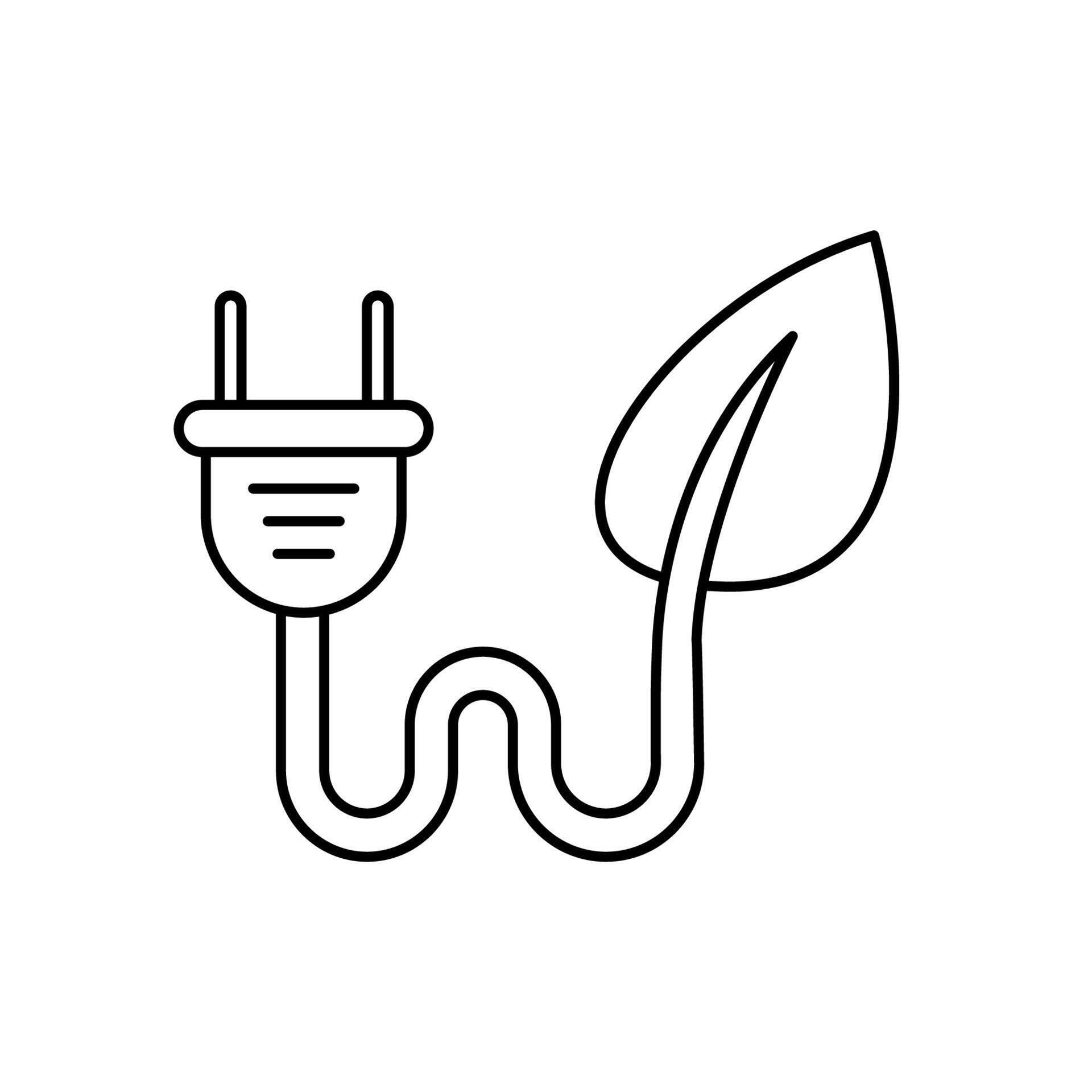 renewable energy concept line icon. Simple element illustration. renewable energy bike concept ...