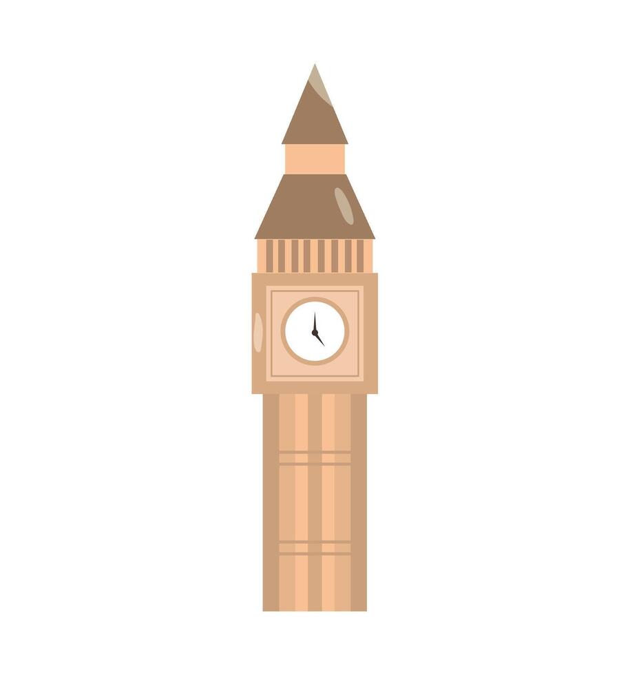 Big Ben Clock Tower Illustration On White Background 49497544 Vector Art At Vecteezy
