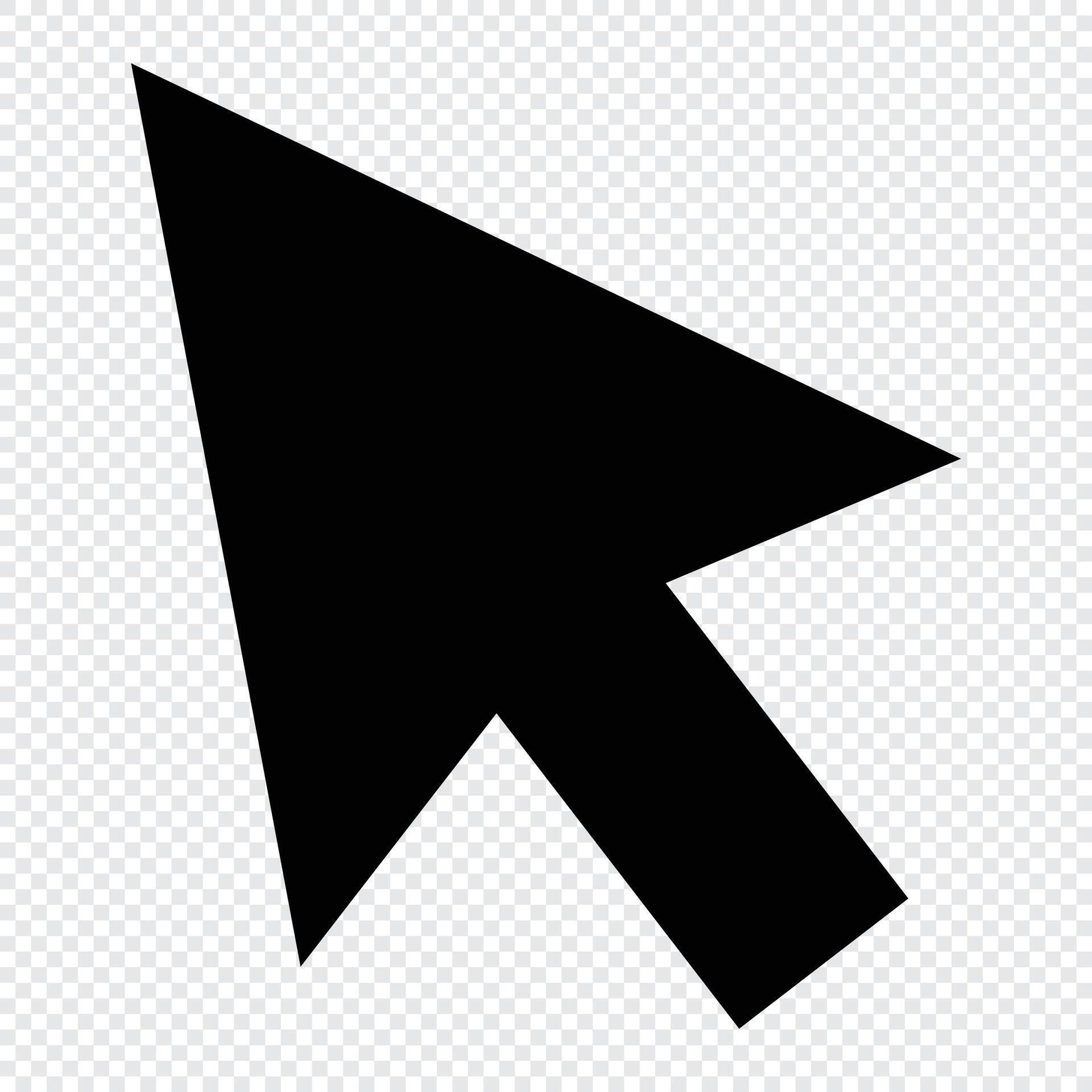 Computer mouse click pointer cursor arrow. Mouse cursor arrow. Cursor icon 49499685 Vector Art ...