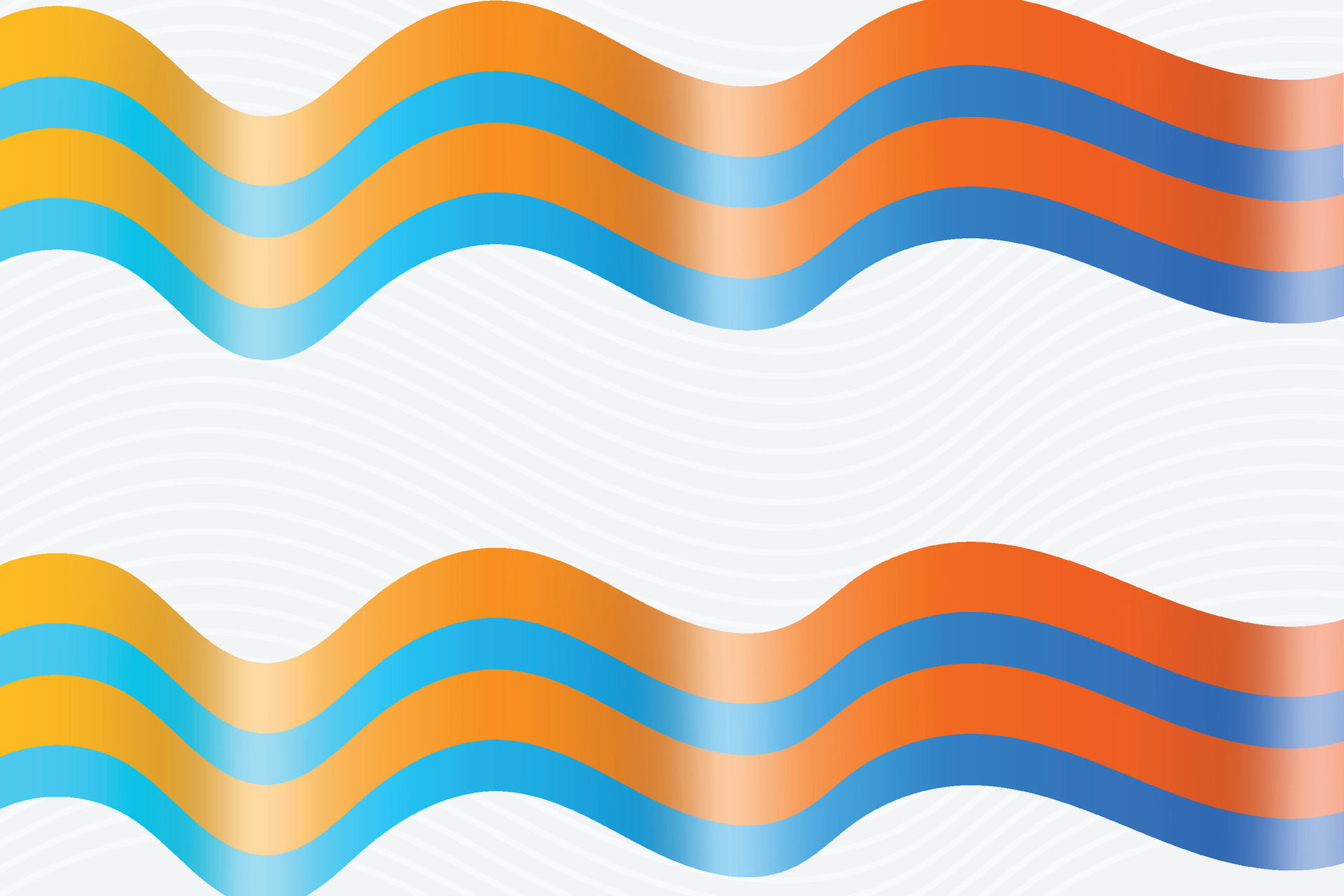 Colorful Wave Abstract Background Design With Linea Art And Gradient