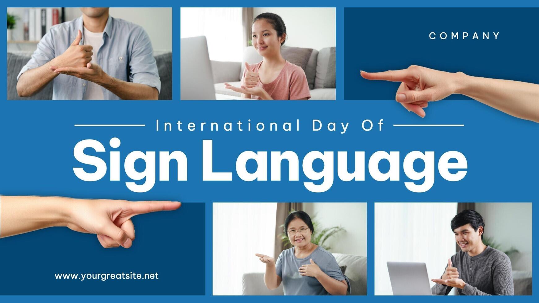 International Day Of Sign Language X Post 49511330 Template