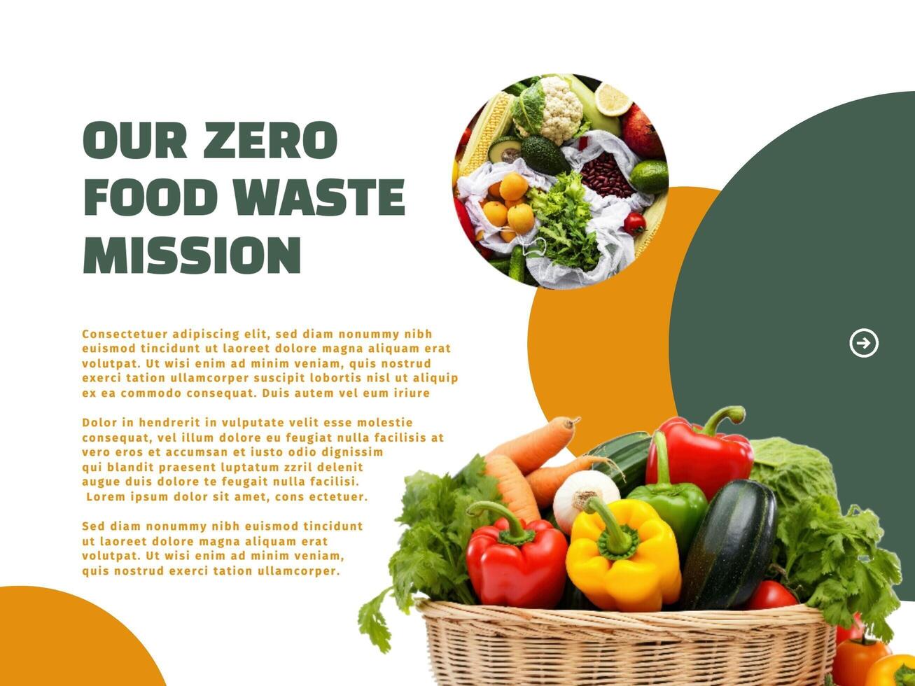 Food Waste Presentation Template 49513214 Plantilla