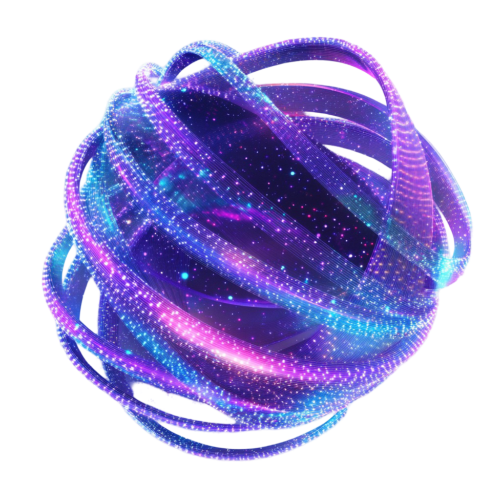 Glowing Sphere AI-Generative 49516219 PNG