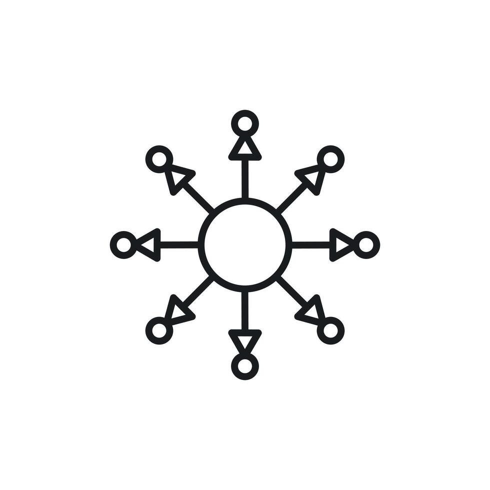 Centralized icon set. enterprise data hub symbol. customer centric ... Centralized icon set. enterprise data hub symbol. customer centric ...