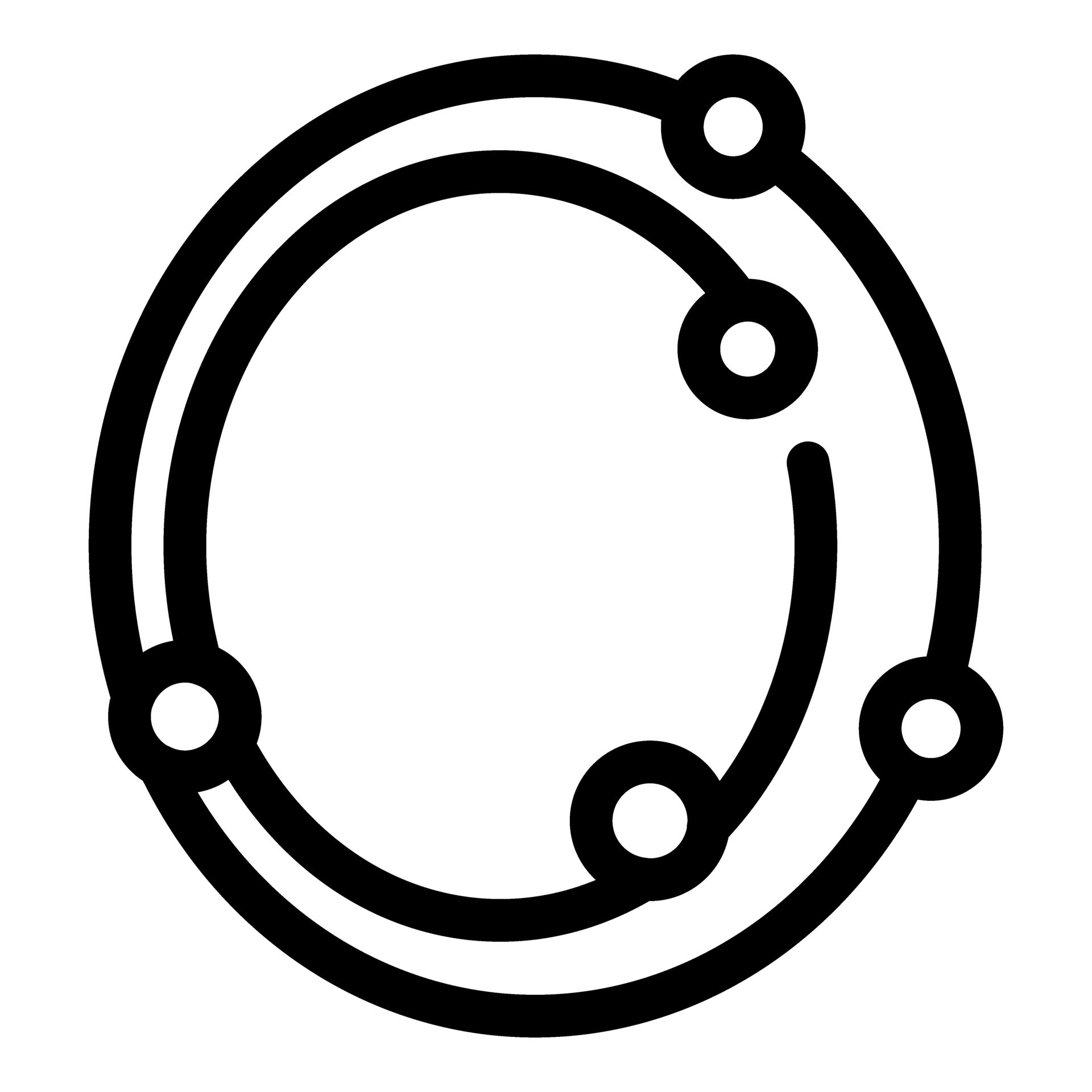 Circular network icon showing interconnected nodes 49528560 Vector Art ... Circular network icon showing interconnected nodes 49528560 Vector Art ...