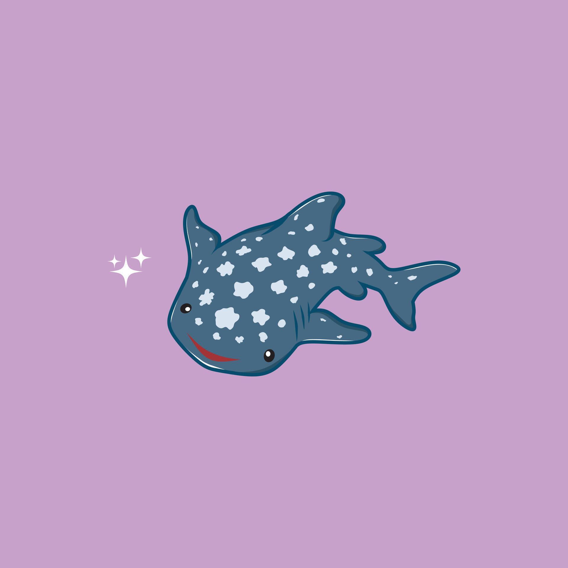 Cute Whale Shark Cartoon Swimming Illustration 49530775 Vector Art At Vecteezy