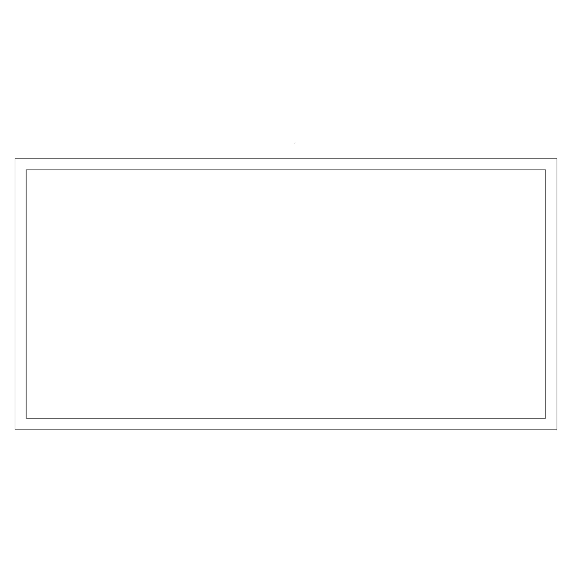 A White Rectangle Frame on a Transparent Background 49539351 PNG