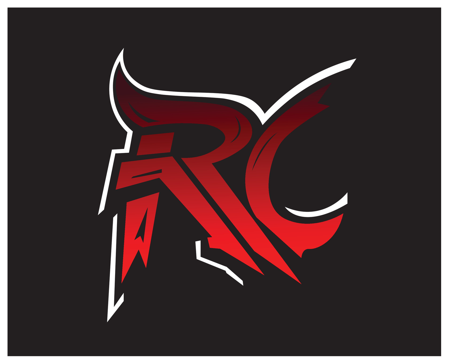 Stylish RC logo free 49539410 Vector Art at Vecteezy