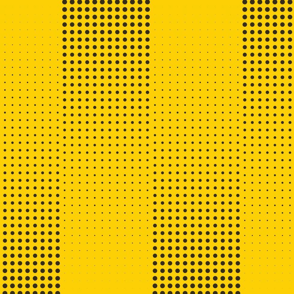 Bright yellow black halftone pattern. Gradient polka dots background ... Bright yellow black halftone pattern. Gradient polka dots background ...