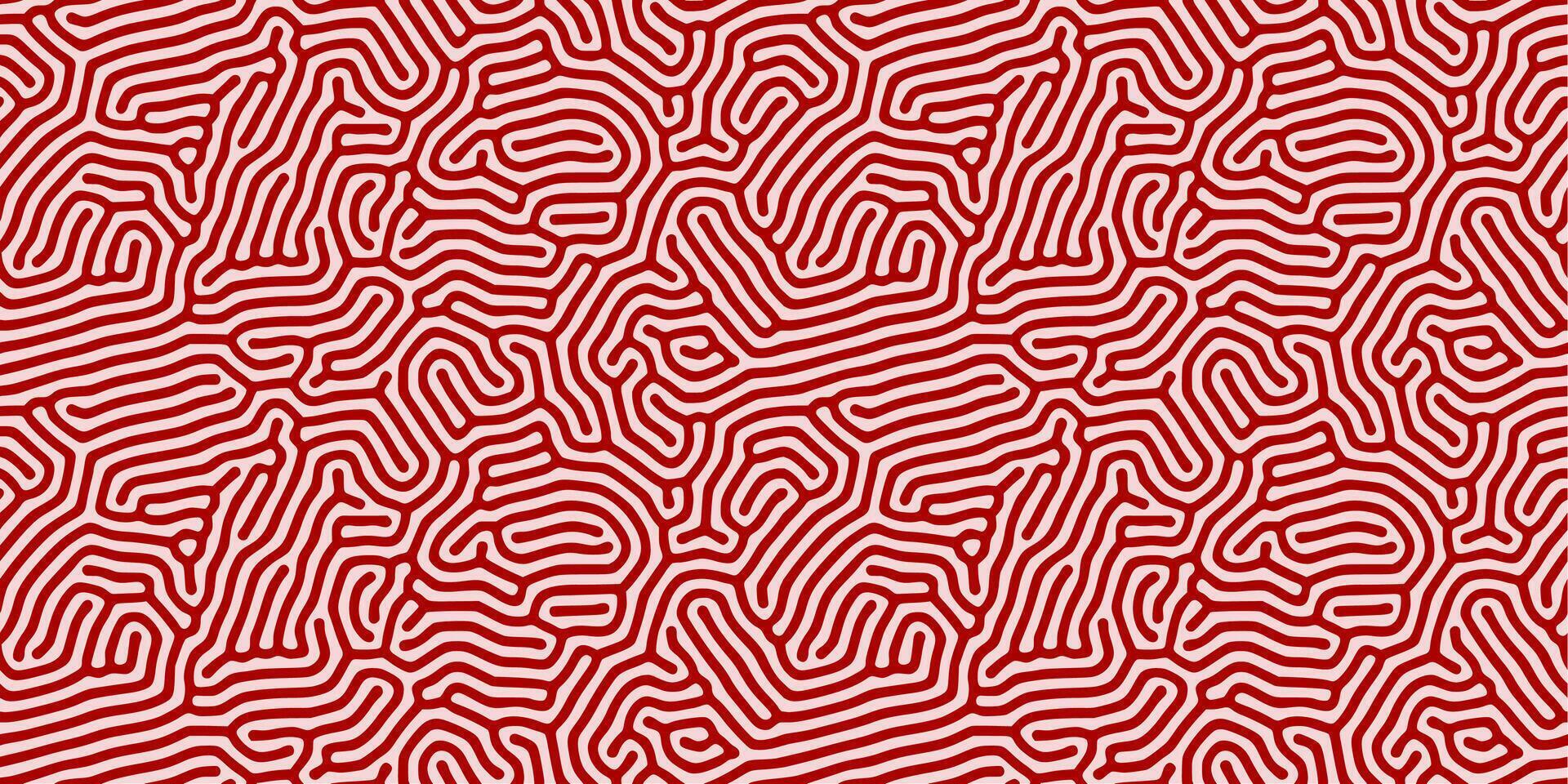 Red And White Line Turing Diffusion Effect Abstract Background 49550934