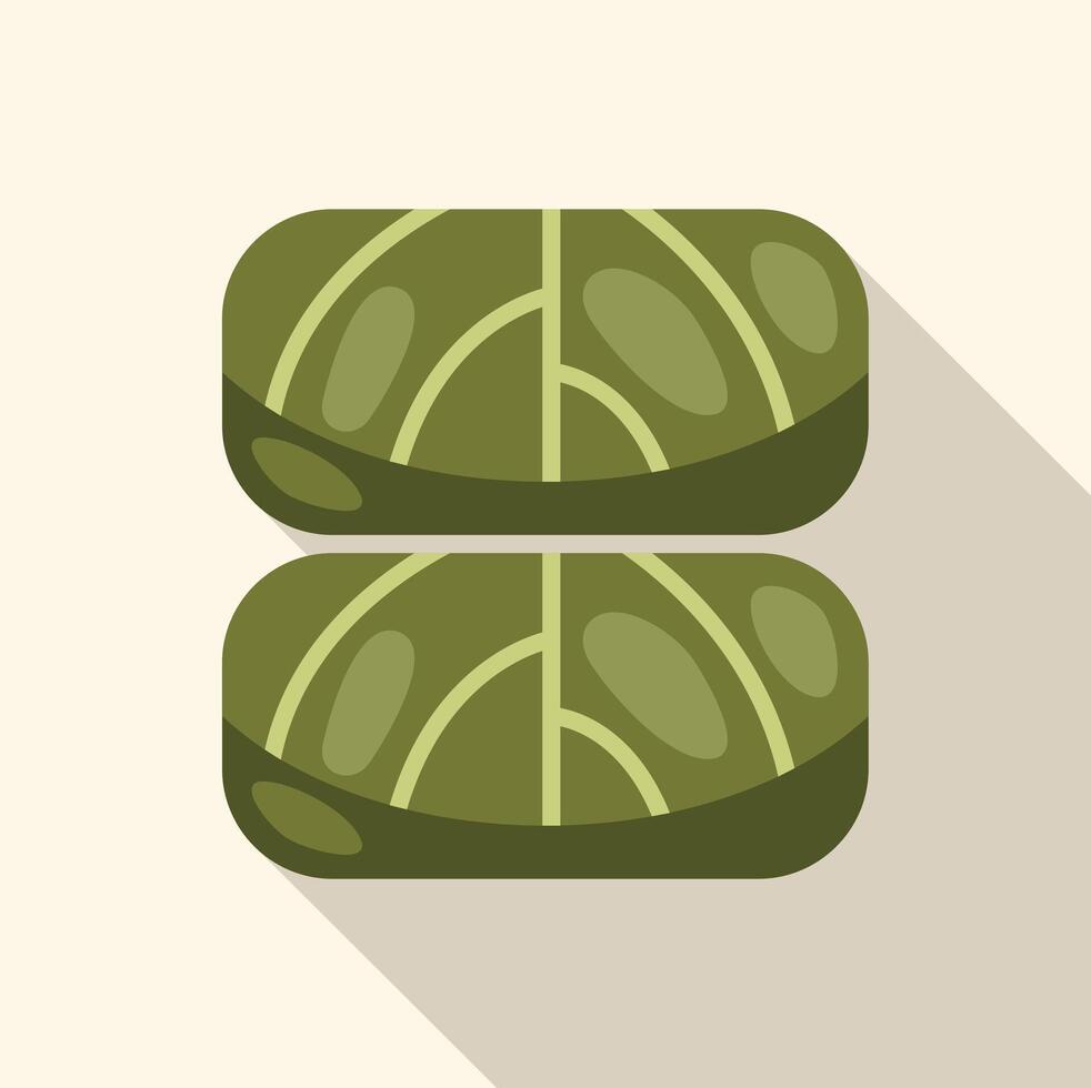 Two dolmades displaying long shadow effect 49554120 Vector Art at Vecteezy Two dolmades displaying long shadow effect 49554120 Vector Art at Vecteezy