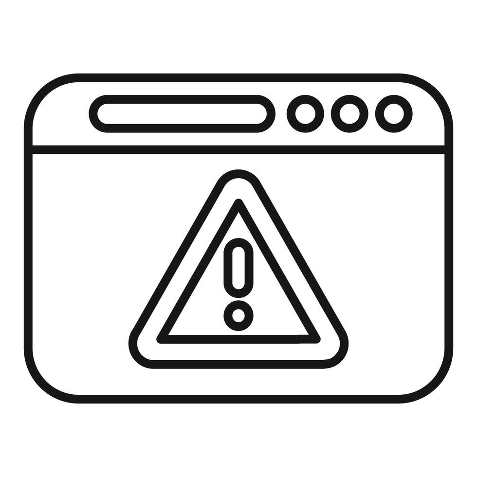 Website Security Alert Warning Attention Error Message 49555086 Vector Art At Vecteezy