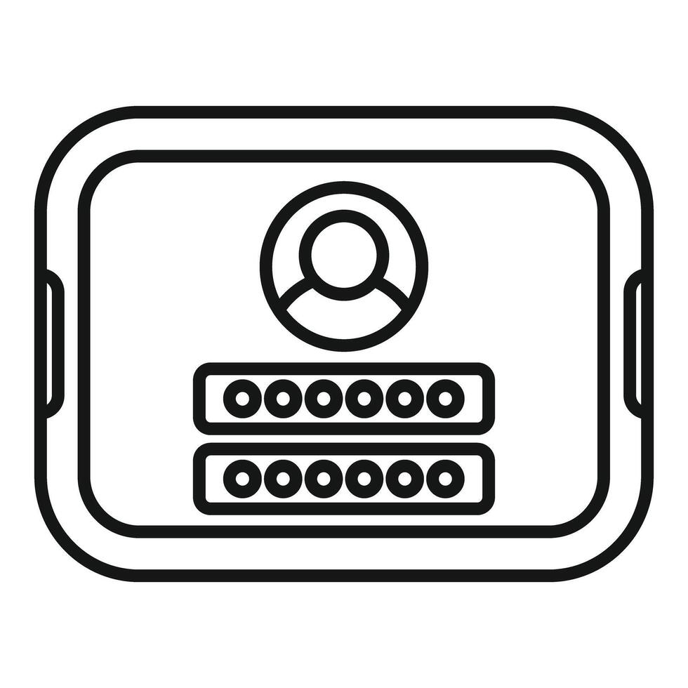 Smartphone Showing User Profile With Password Login Screen 49555096