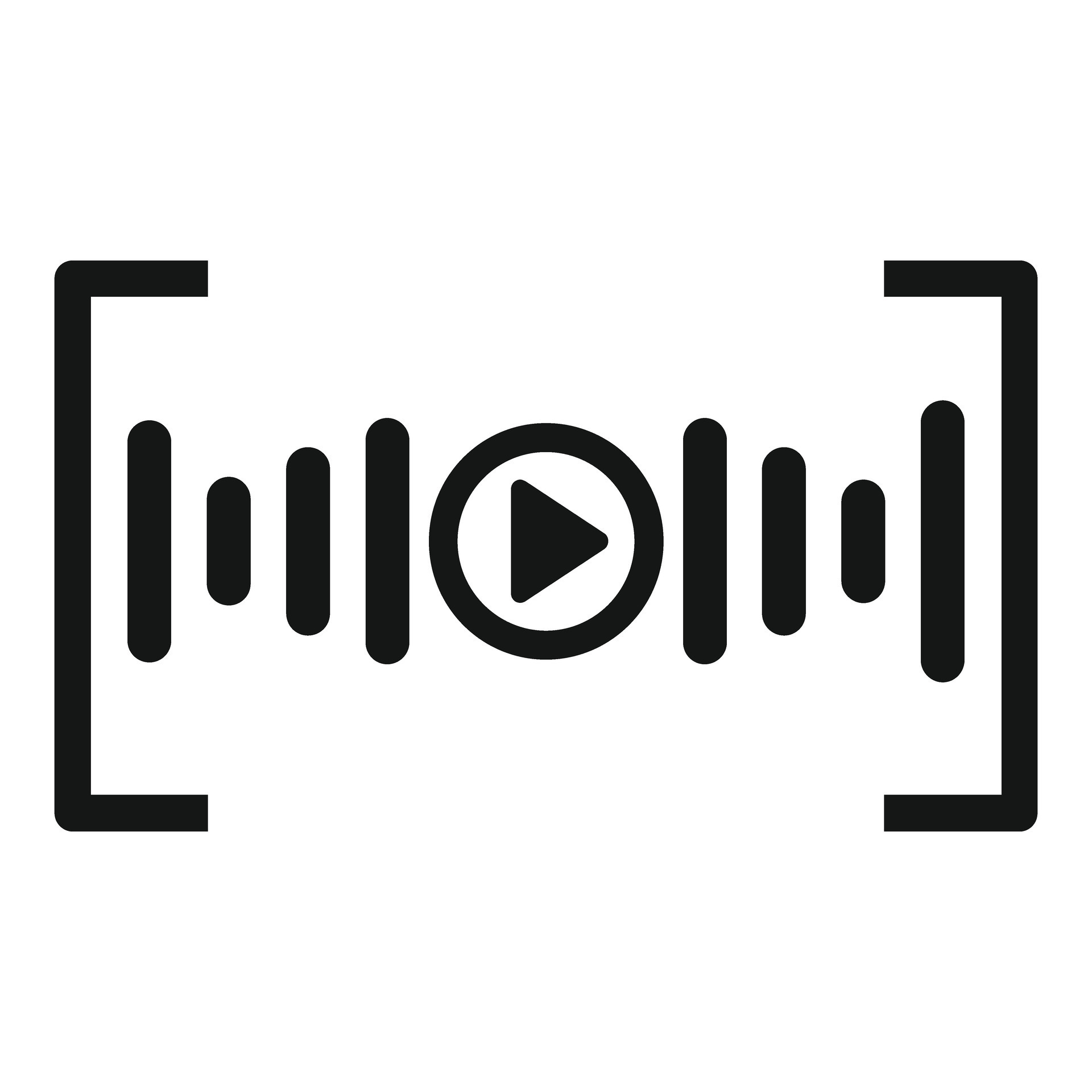 Audio track playing with play button icon showing music playback ... Audio track playing with play button icon showing music playback ...