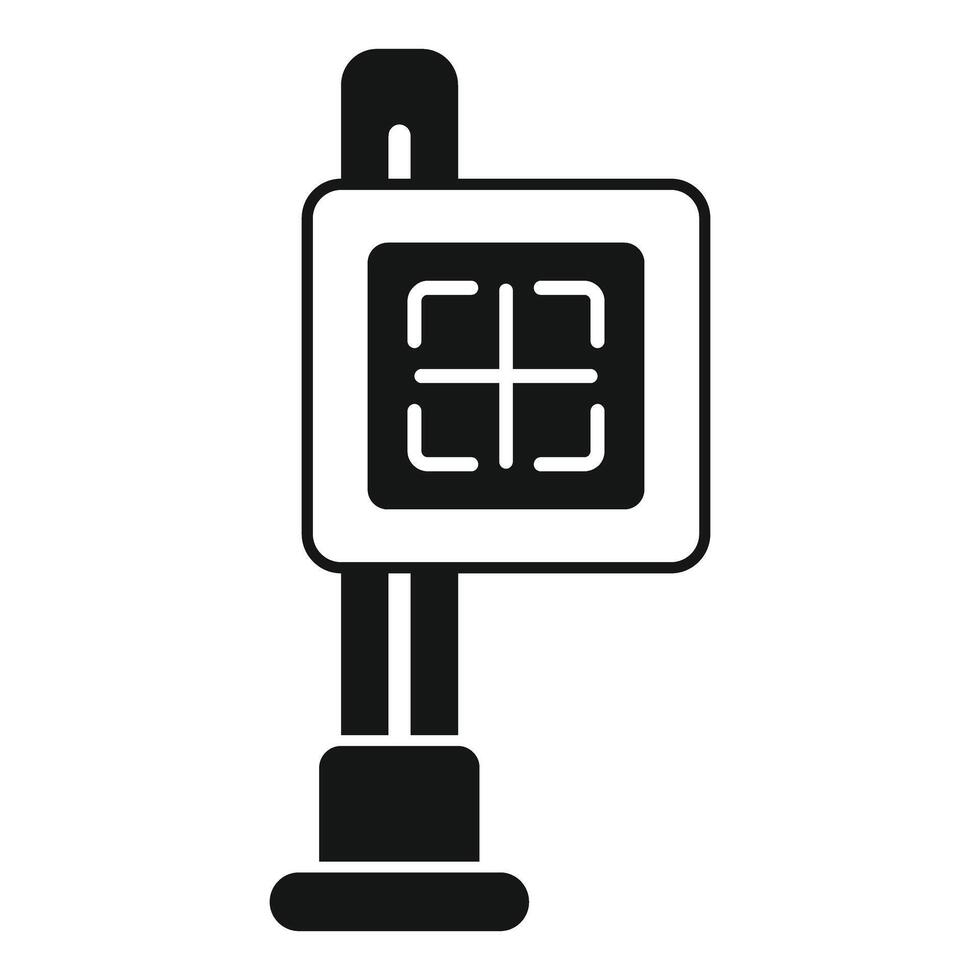 Qr Code Scanning Station For Contactless Access Control And Attendance Tracking 49557544 Vector