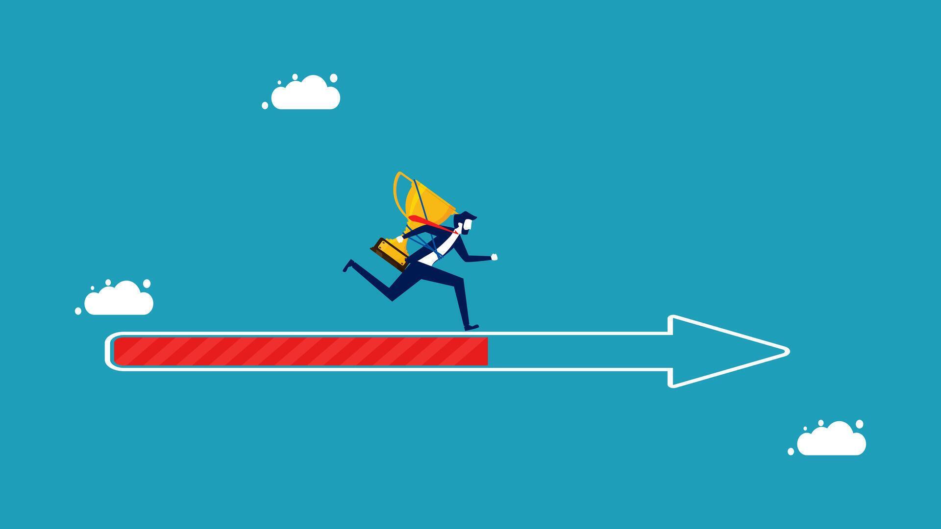 success progress direction loading 49558108 Vector Art at Vecteezy