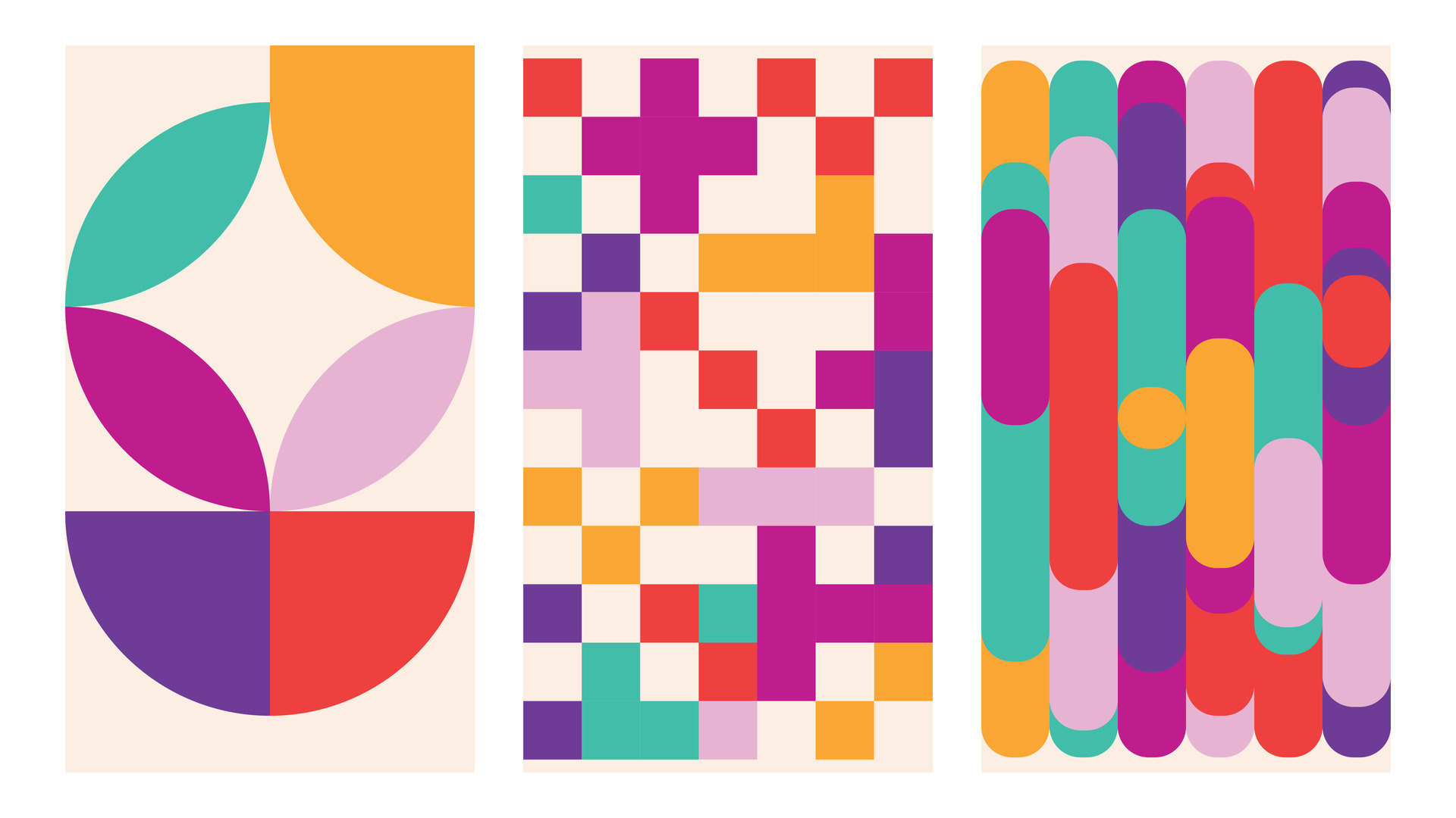 Colorful abstract shapes backgrounds 49565508 Vector Art at Vecteezy