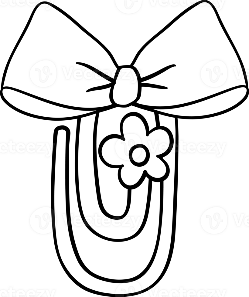 Coquette Girly Paperclip School Supplies 49574787 Png