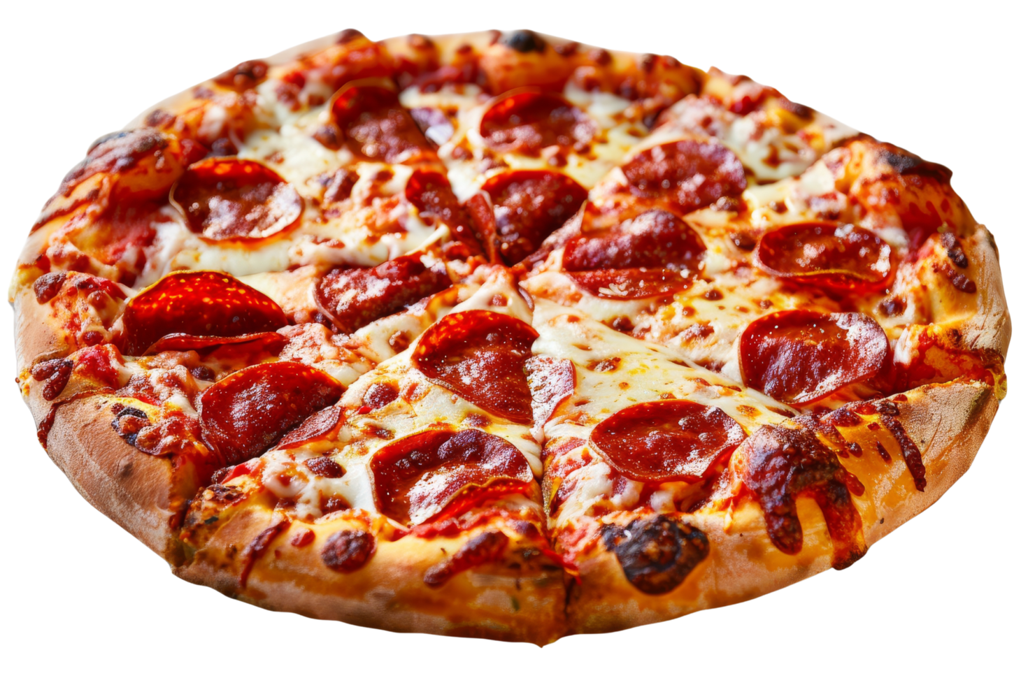 Delicious Pepperoni Pizza 49575399 PNG