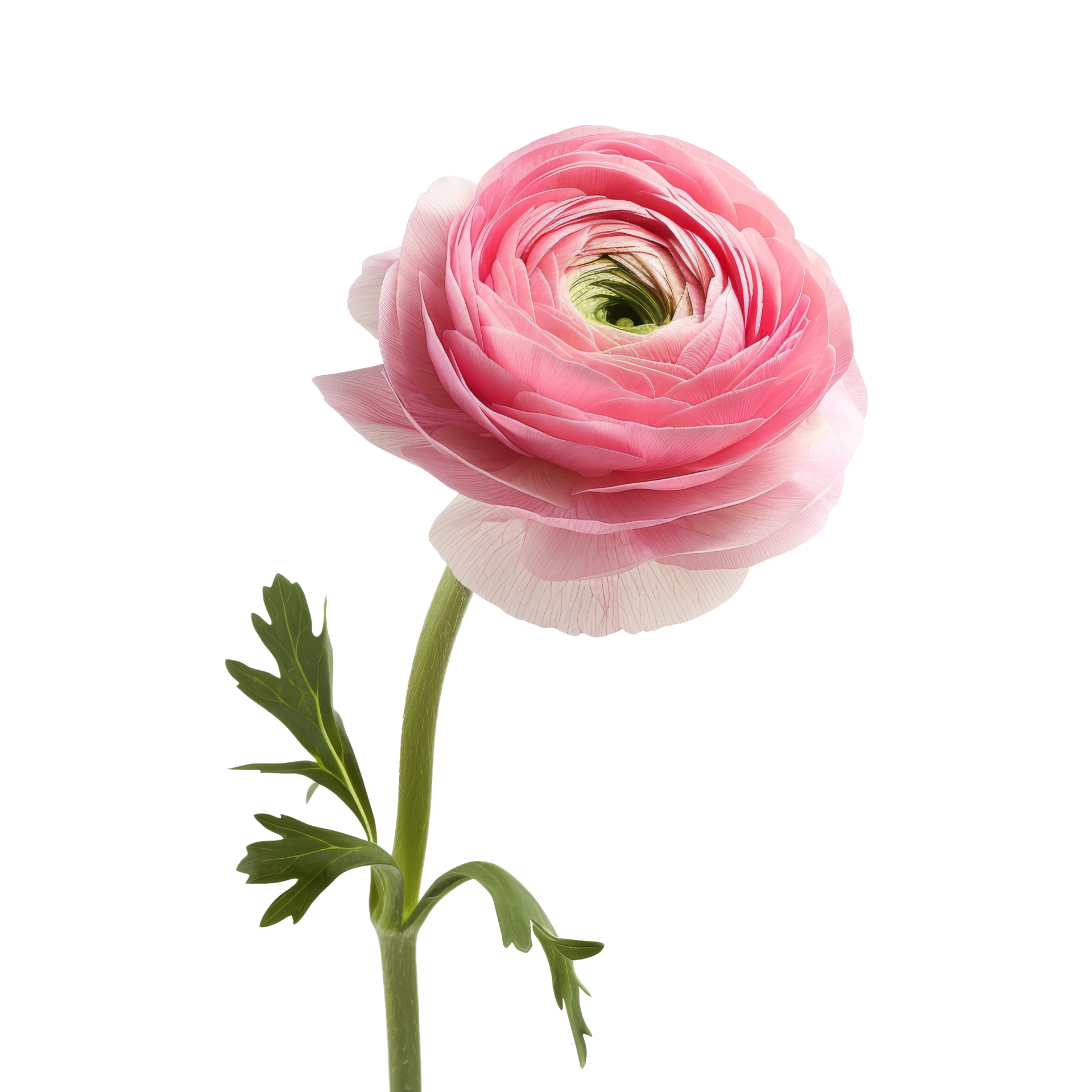 Pink Ranunculus Flower Isolated 49575744 PNG
