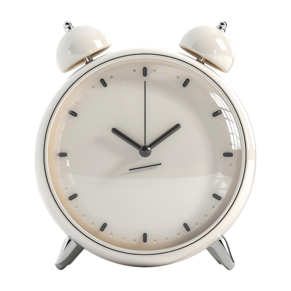 Classic White Alarm Clock 49576002 PNG Classic White Alarm Clock 49576002 PNG