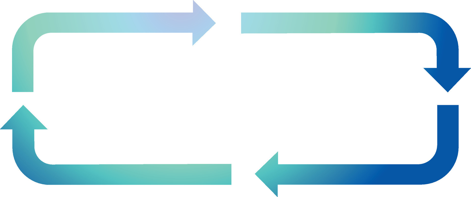 rectangle arrows cycle 49593683 Vector Art at Vecteezy