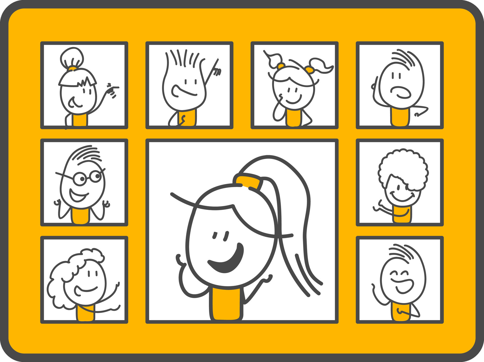 Stick figures. online education concept distance learning trending ... Stick figures. online education concept distance learning trending ...