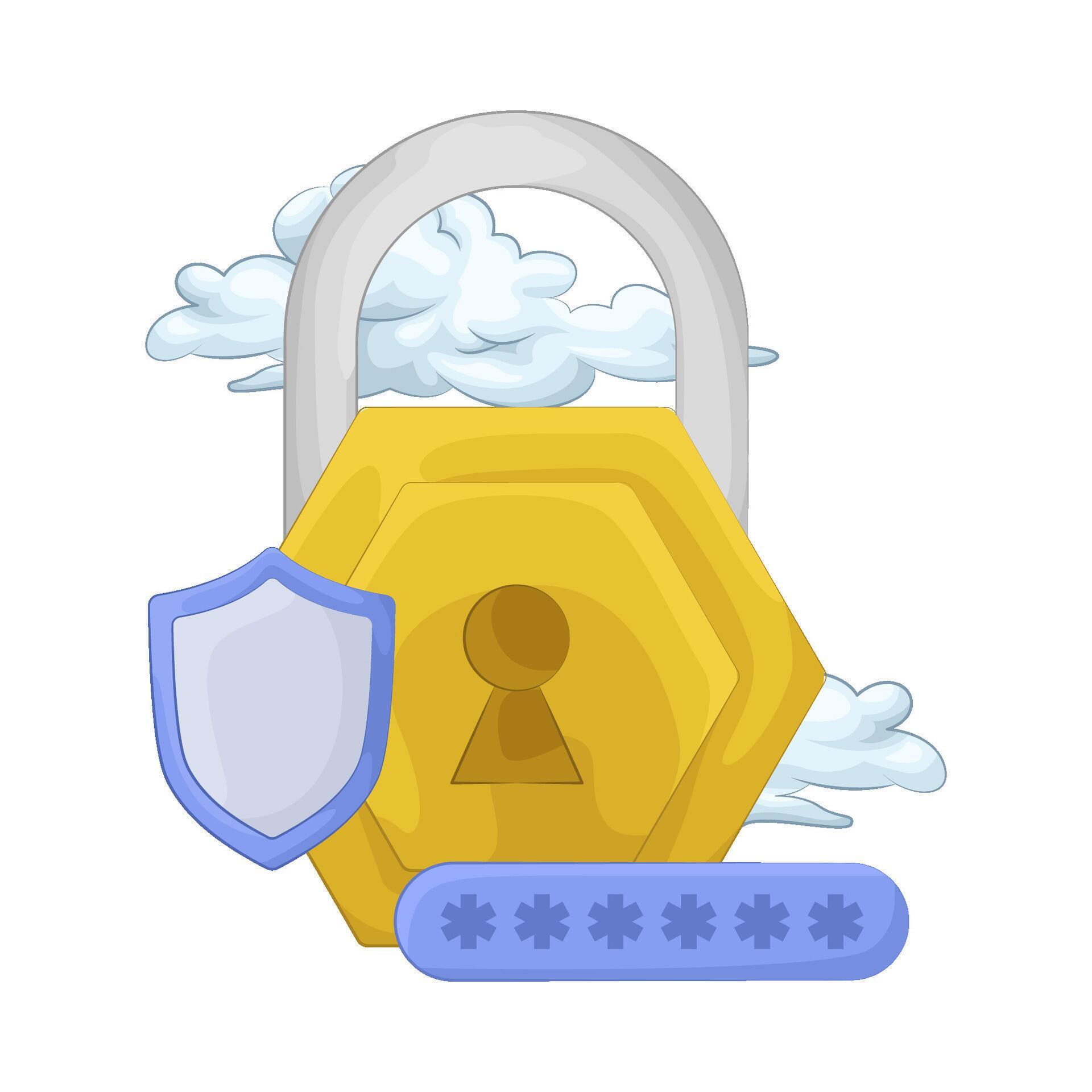 Illustration Of Your Secret Password 49619524 Vector Art At Vecteezy
