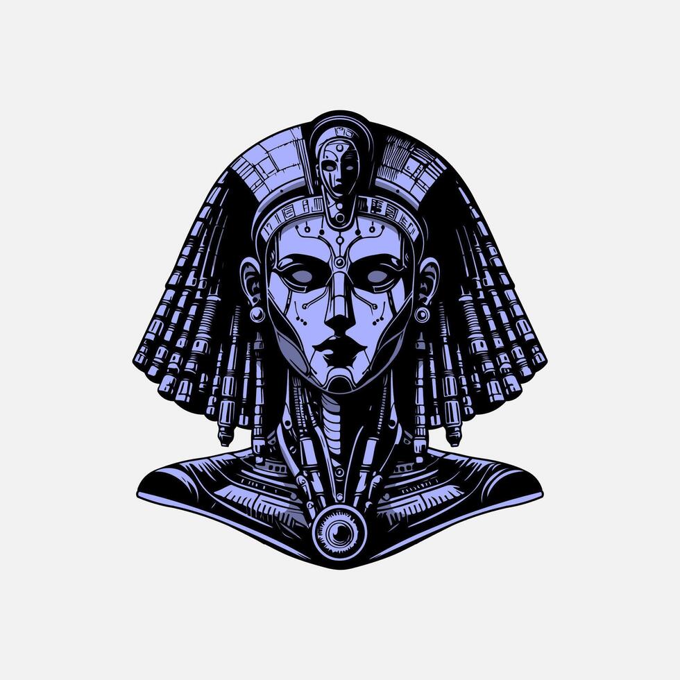 Hand drawn egyptian queen women cleopatra 49619975 Vector Art at Vecteezy