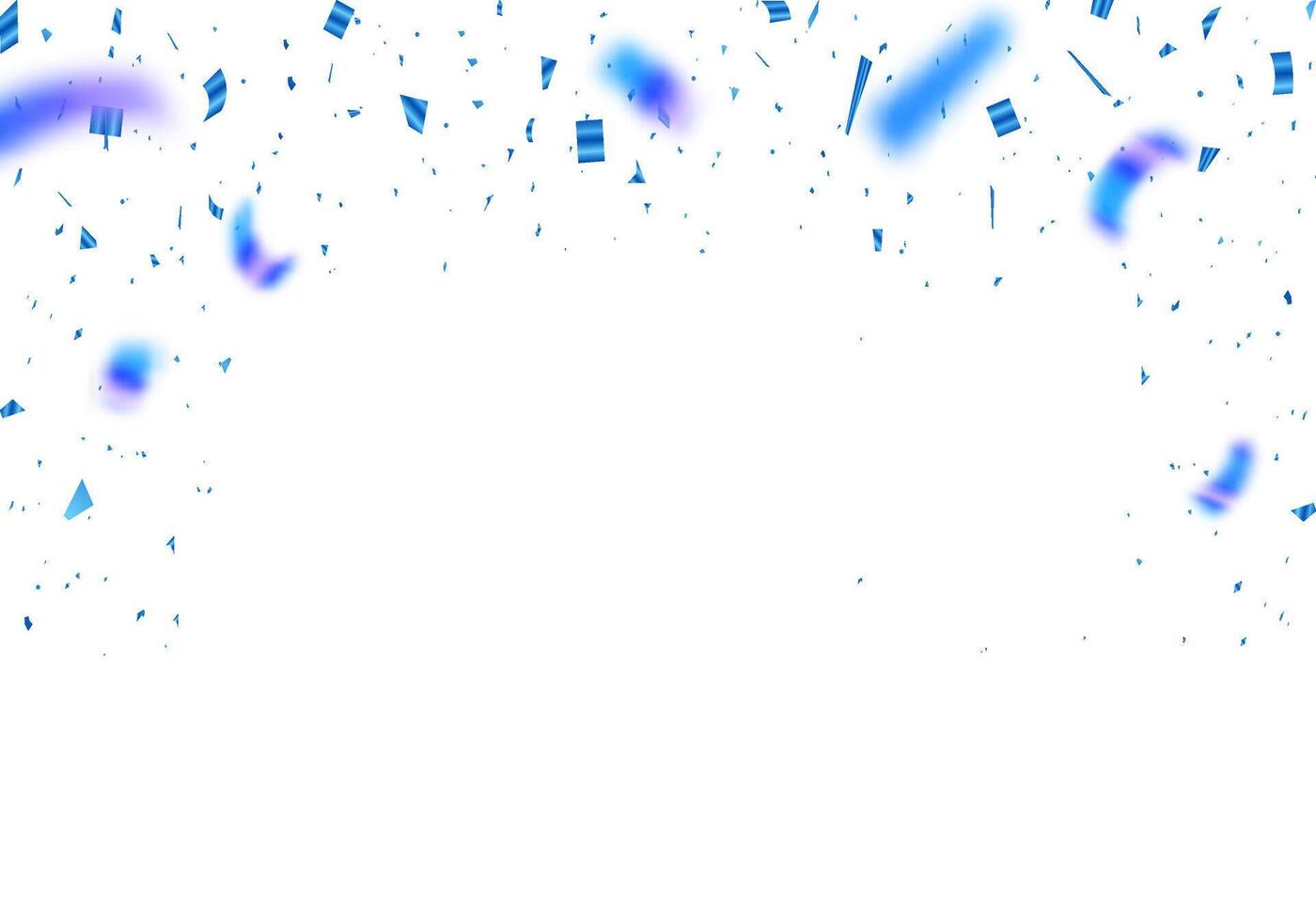 Blue confetti background for decoration various festive celebrations. Luxury confetti flying for ...