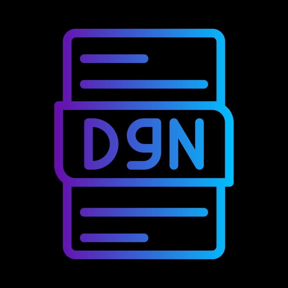 Dgn file gradient icon. document format file. unique and creative file ... Dgn file gradient icon. document format file. unique and creative file ...