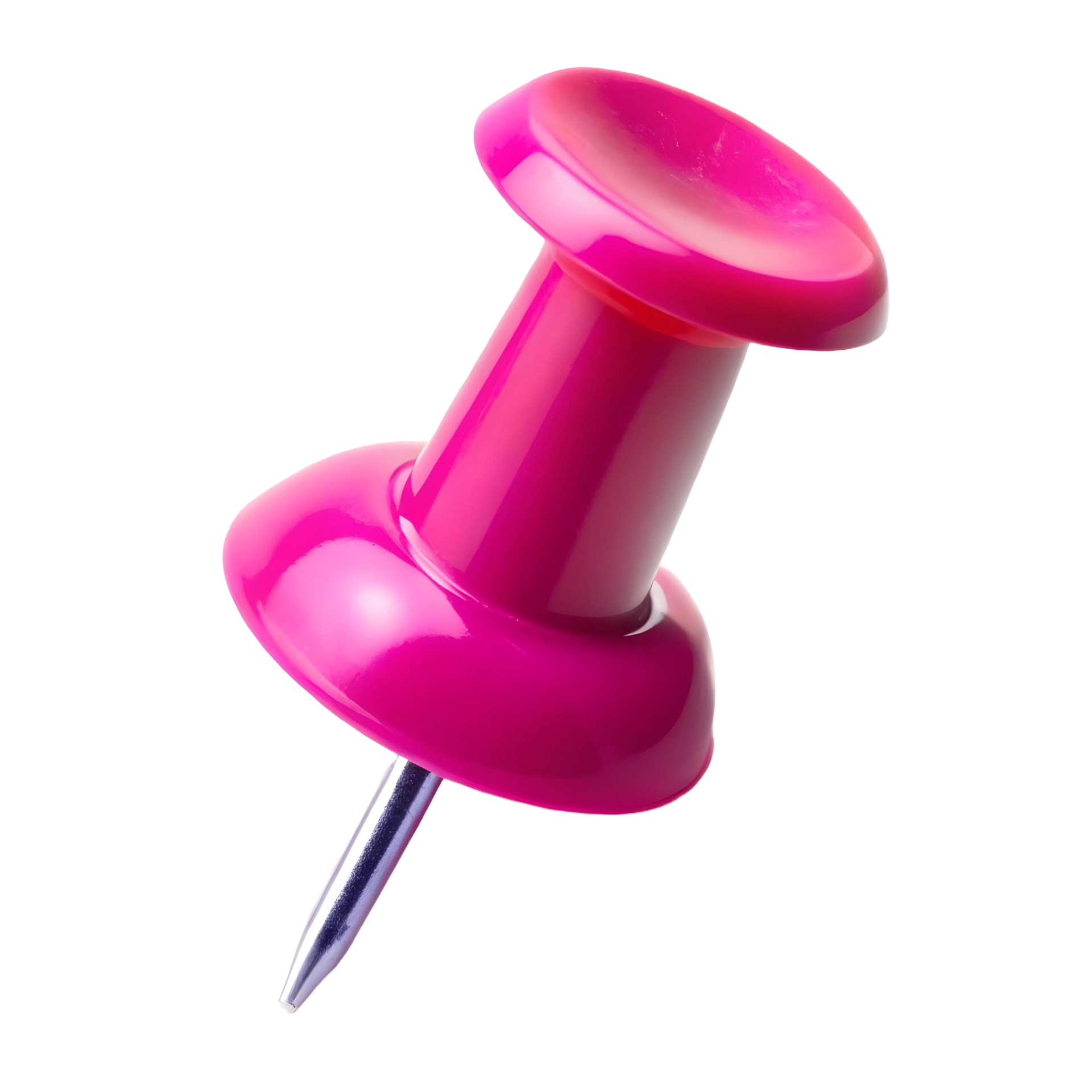 pink push pin 49658494 PNG