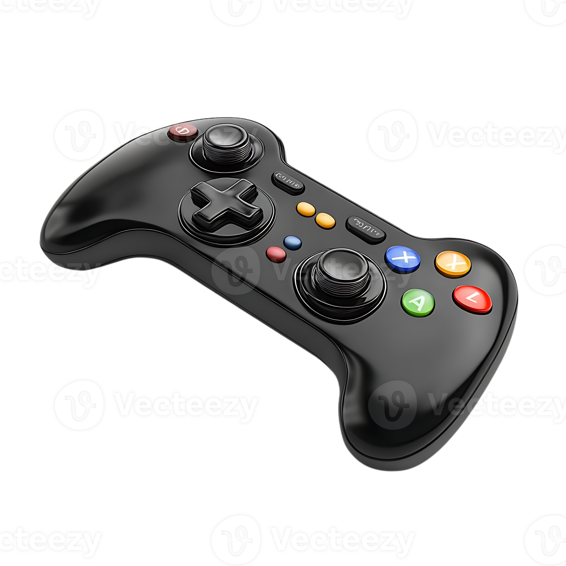 Black Game Controller with Transparent Background - A Gaming Experience ...