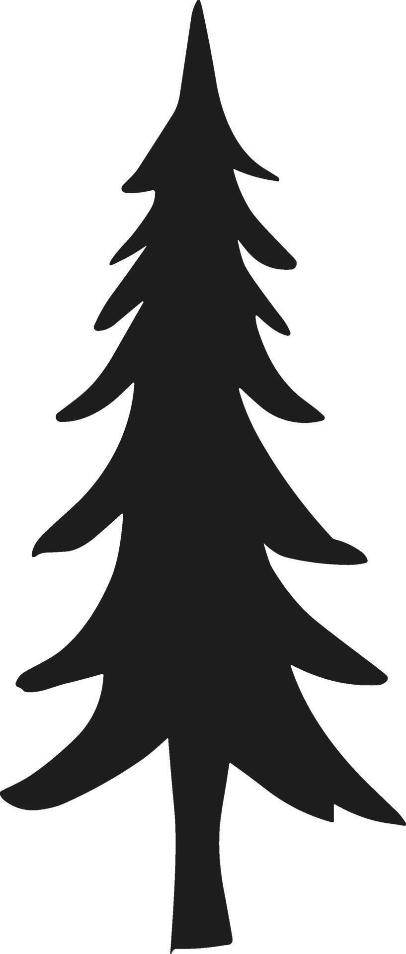 Simple Pine tree Silhouette 49679829 Vector Art at Vecteezy