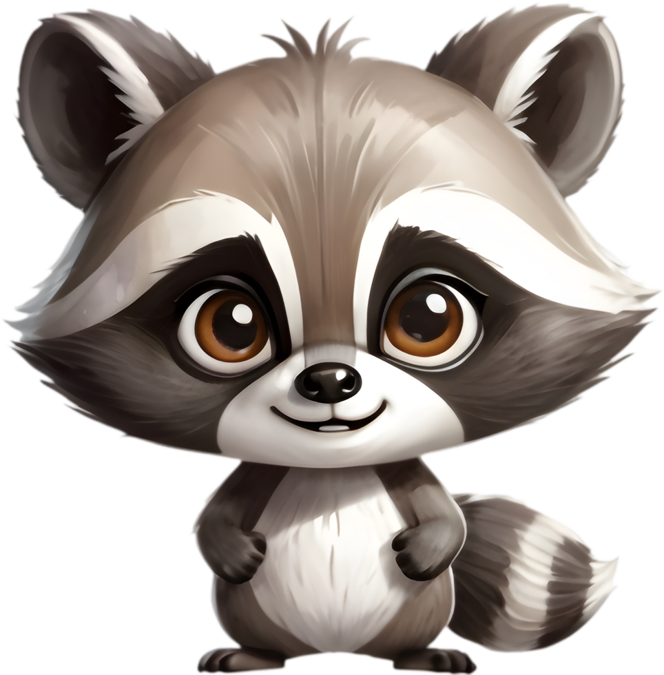 Fun Raccoon Clipart for Kids. . 49692760 PNG