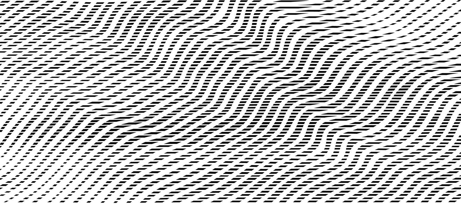 Reticulated Texture Of Lines And Moire Effect Linear Background With