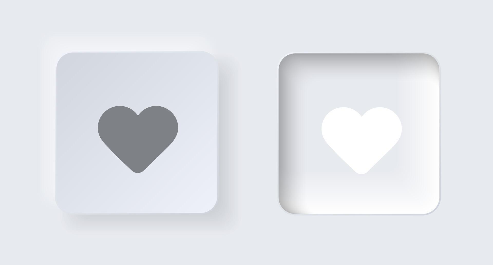 Neumorphic button for interface application or web design. Simple ...