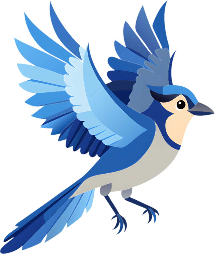 Vibrant Blue Jay Bird Clipart 49718683 Png
