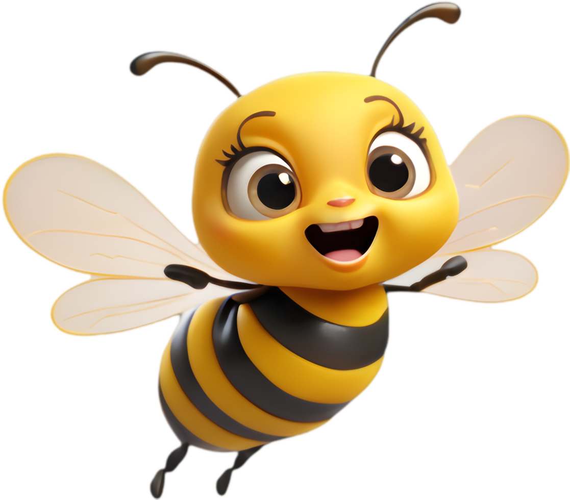 Bee Happy PNGs for Free Download