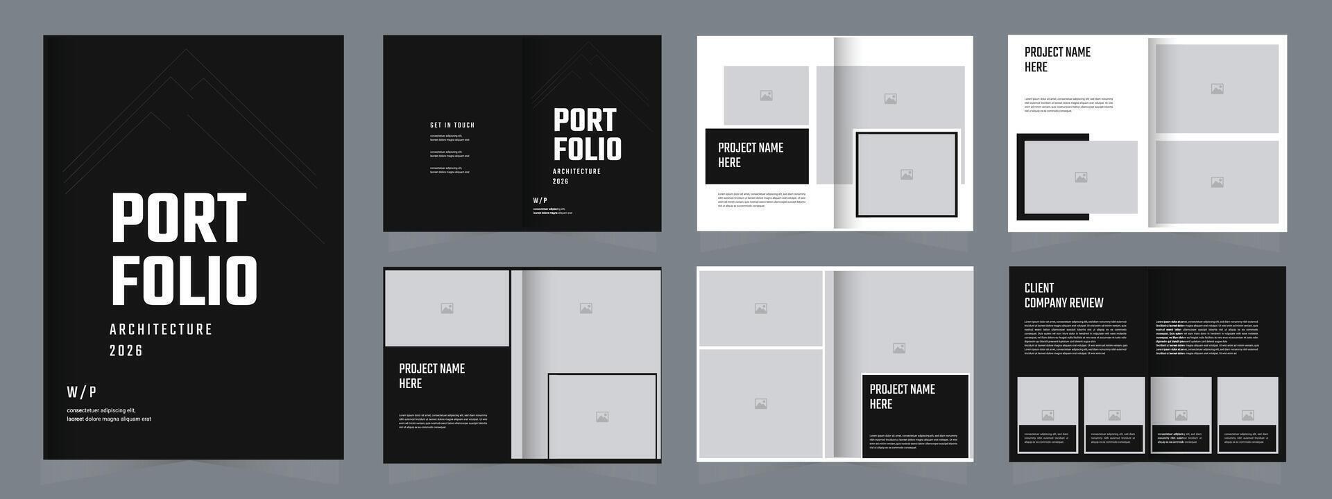 Architecture Portfolio Layout, Modern Minimal Architecture Portfolio ... Architecture Portfolio Layout, Modern Minimal Architecture Portfolio ...