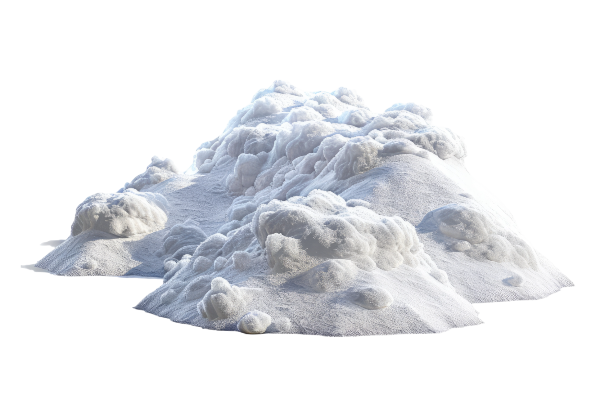 Snow pile isolated on transparent background. 49735727 PNG