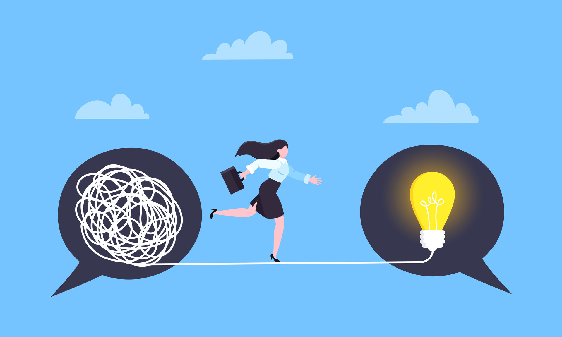 Understanding problem solution simplify challenge. 49735965 Vector Art at Vecteezy