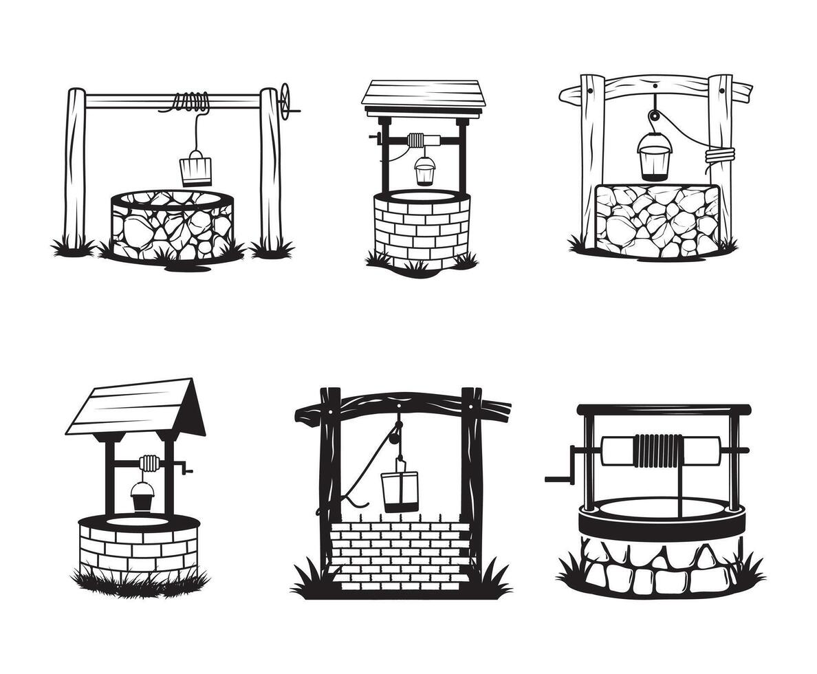 Well Best Clean Collection Set, Eye-Catching well Water Illustration ... Well Best Clean Collection Set, Eye-Catching well Water Illustration ...