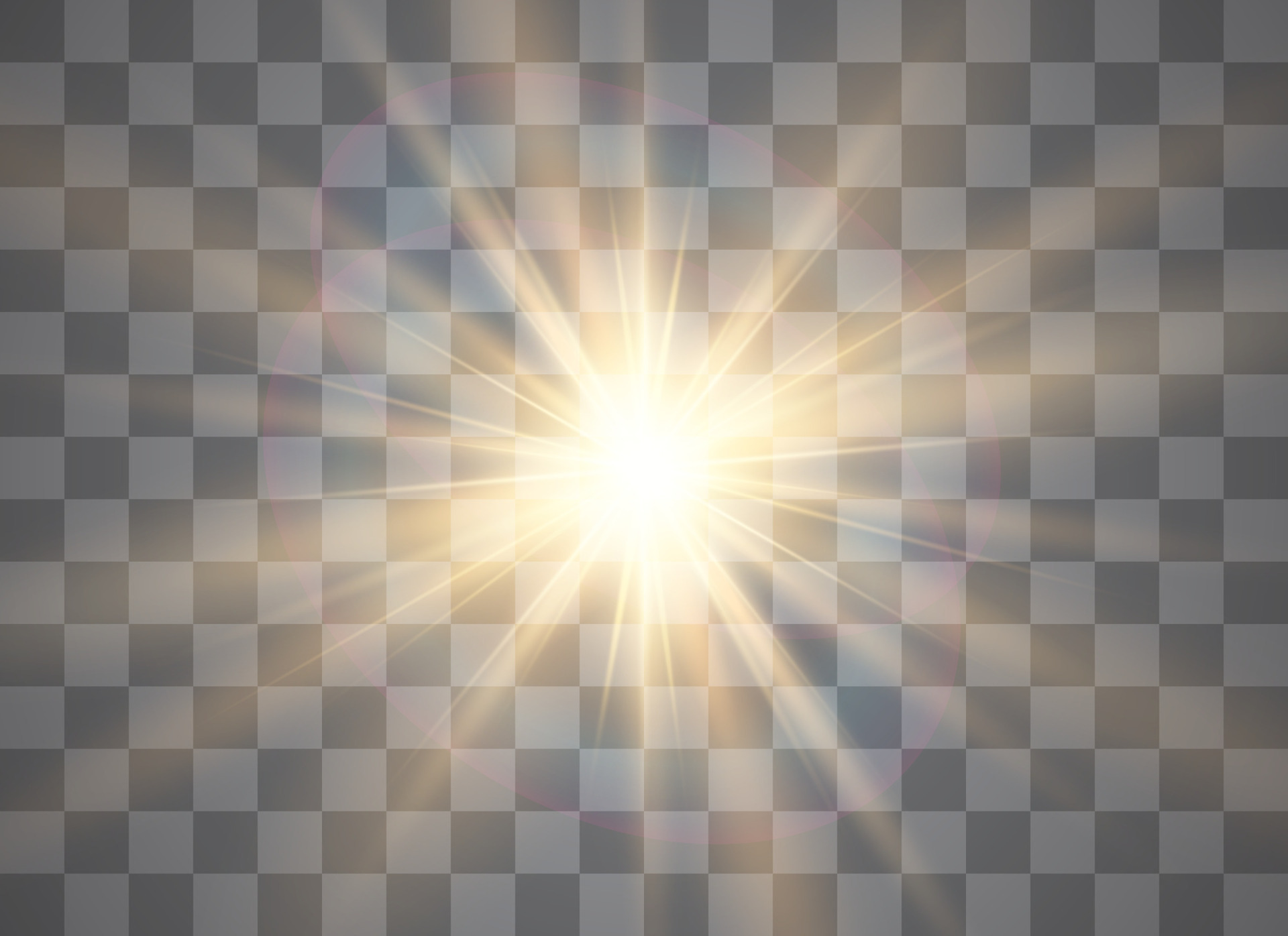 Sunlight background. Isolated yellow rays of light. 49755528 Vector Art ...