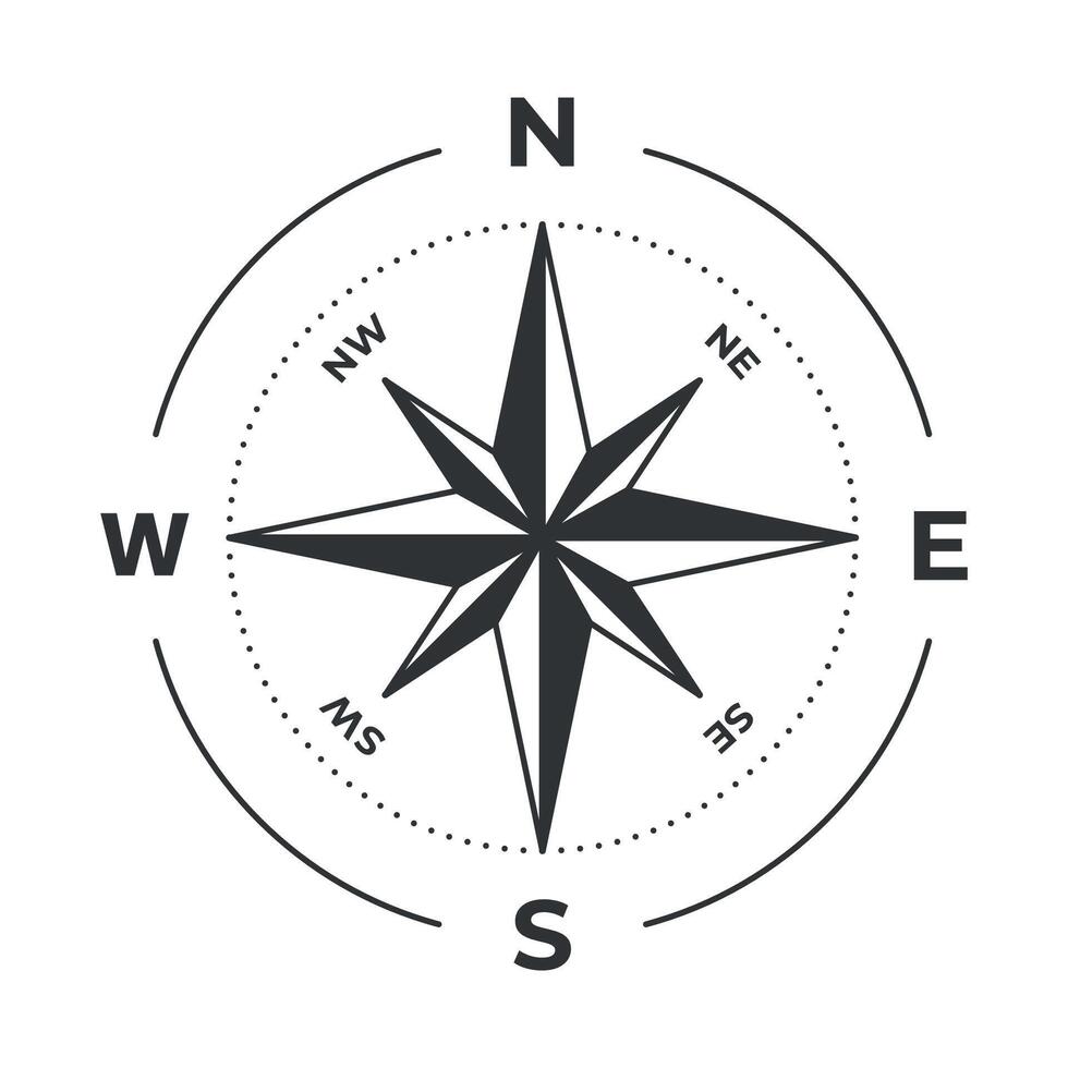 Wind Rose Compass Navigation 49768879 Vector Art At Vecteezy